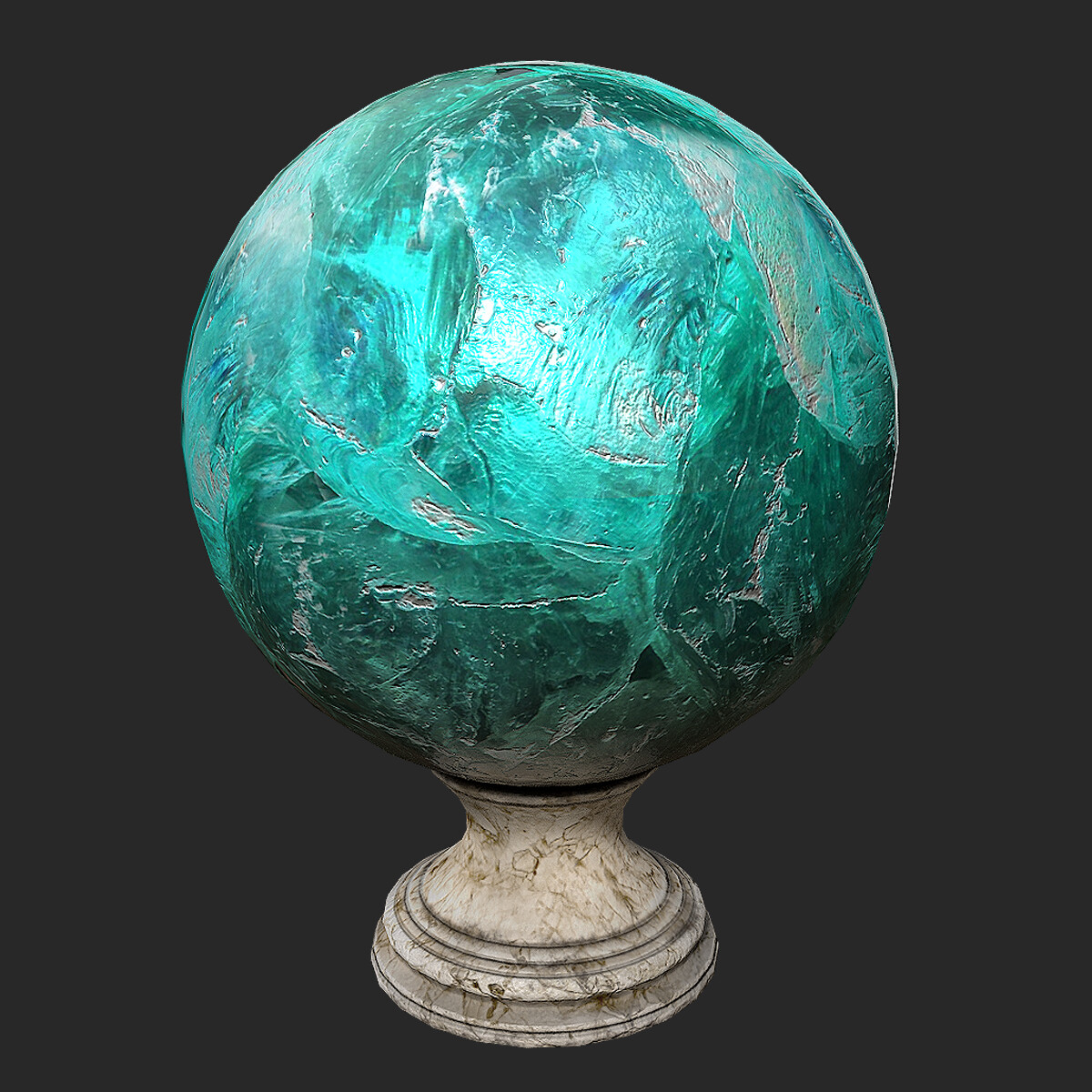 Dereza - Fortune teller crystal Apatite ball