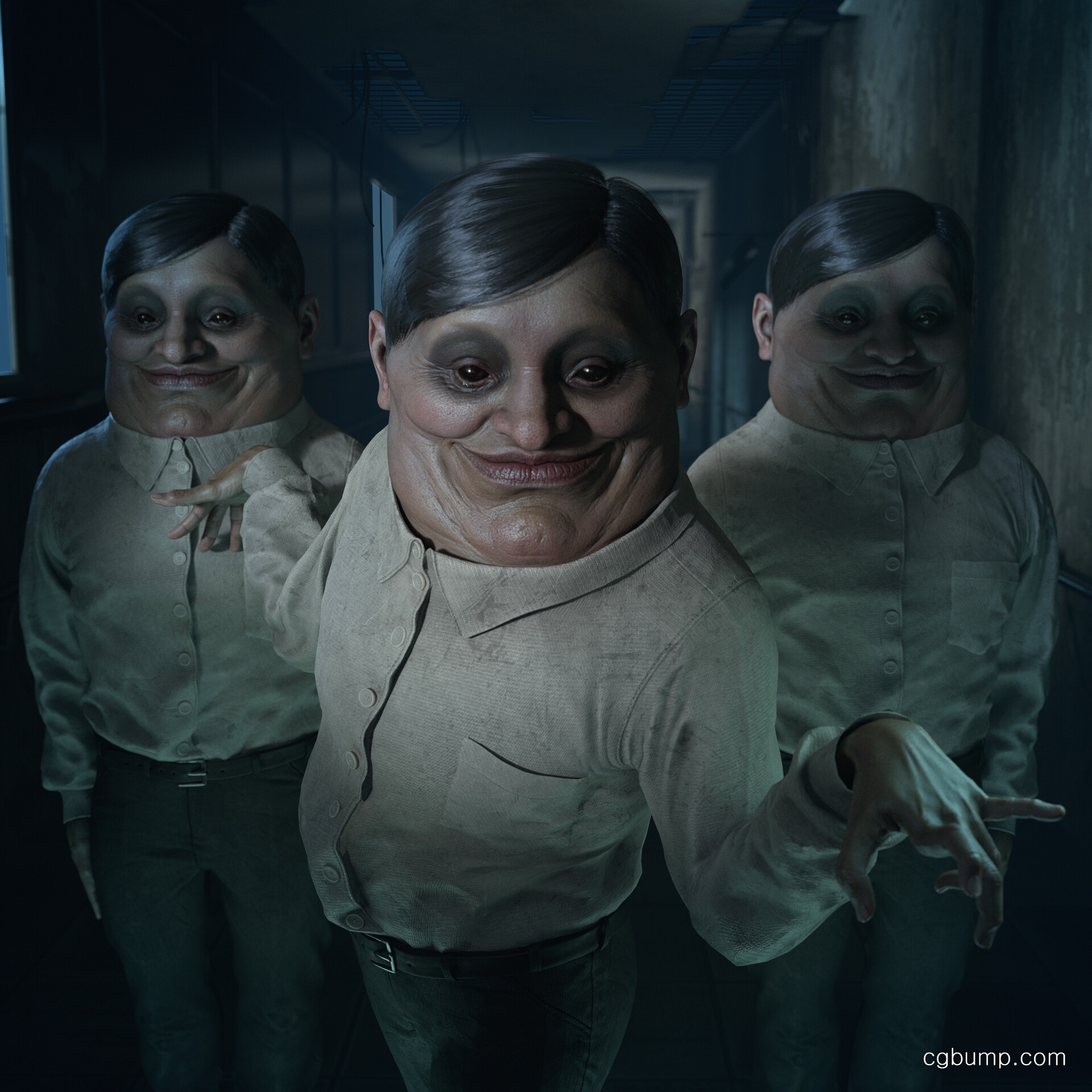 ArtStation - Dandadan Fan Art -The Serpo Aliens- (セルポ星人)