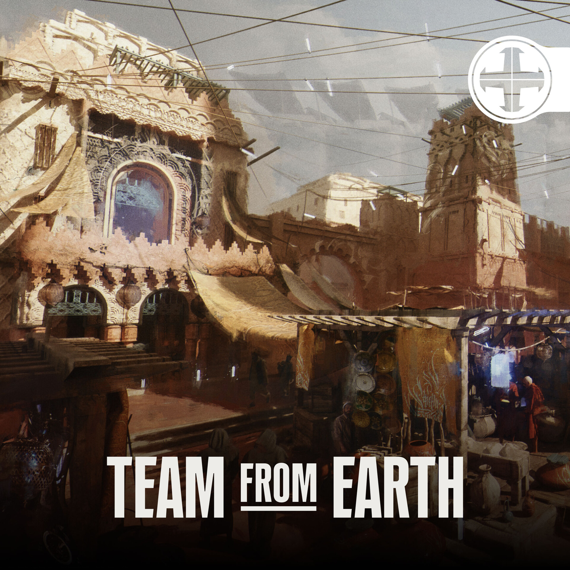 ArtStation - Eastern market bazaar concept art - day time