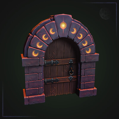 ArtStation - Stylized Moon Arc