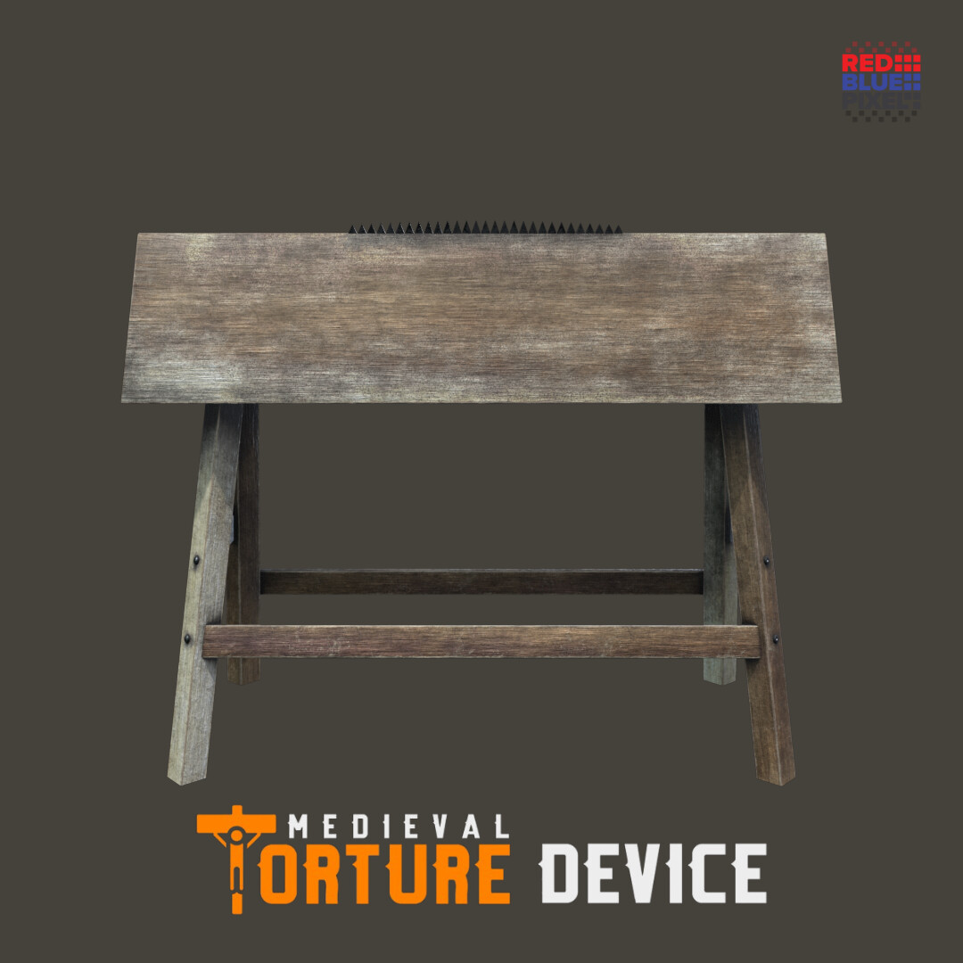 ArtStation - Wooden Horse Torture Device