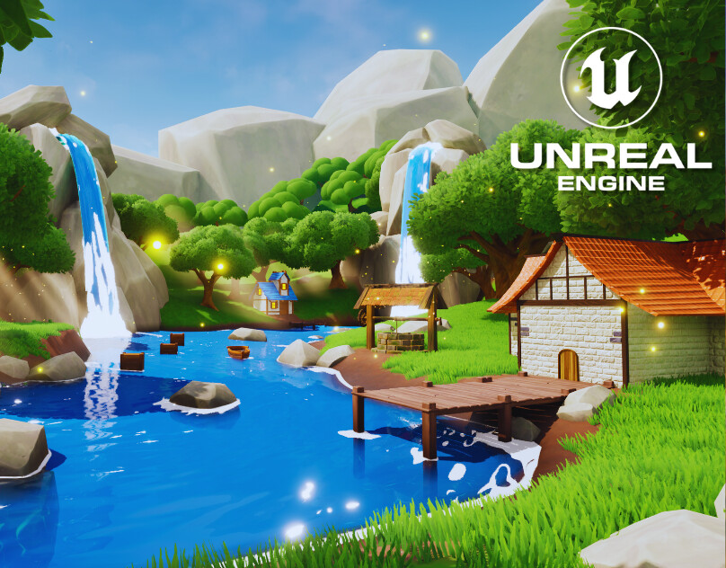 ArtStation - Unreal Engine 5 Stylized Environment design