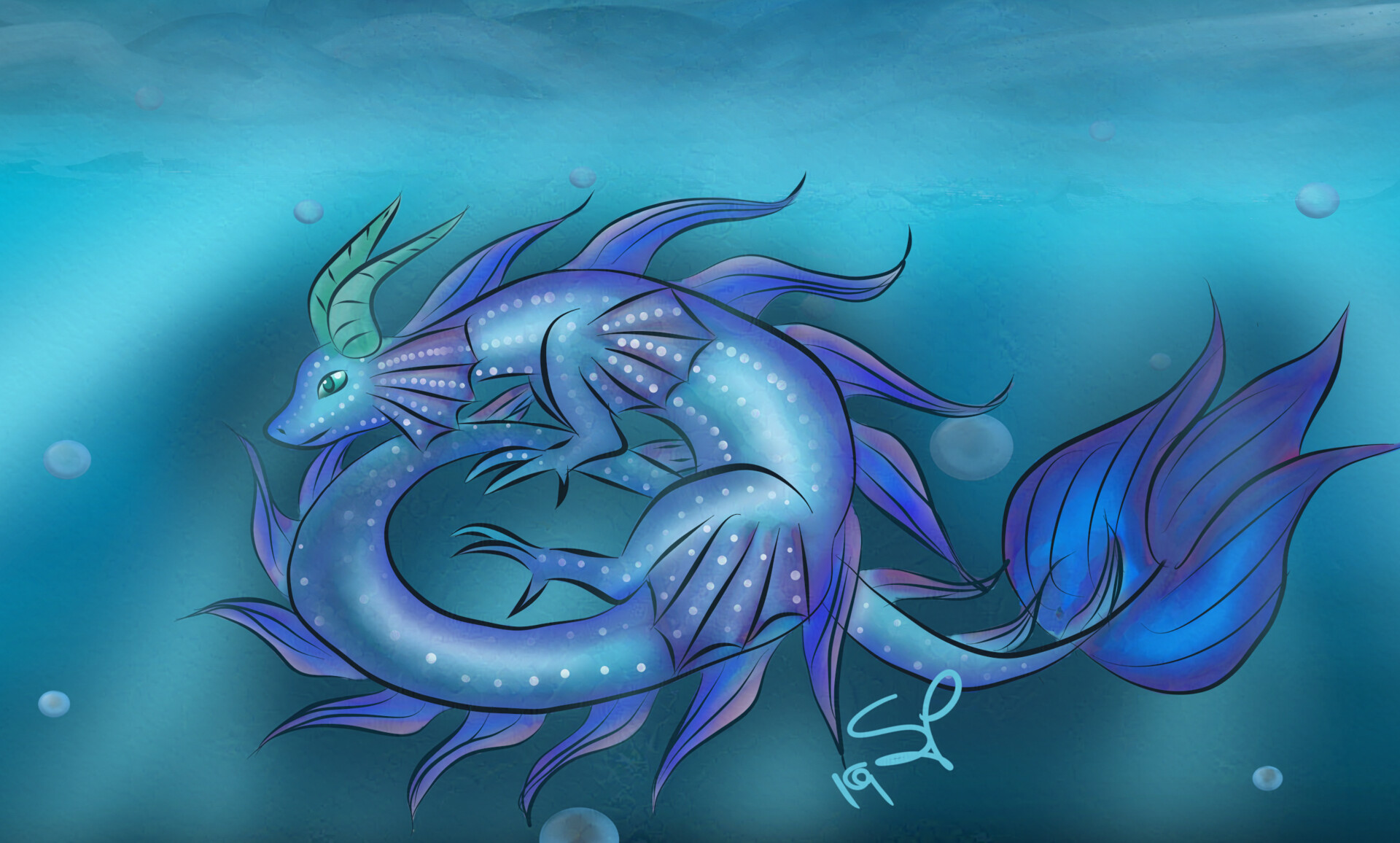 ArtStation - Water Dragon