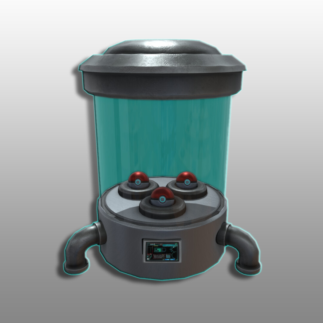 ArtStation - Pokeball Machine