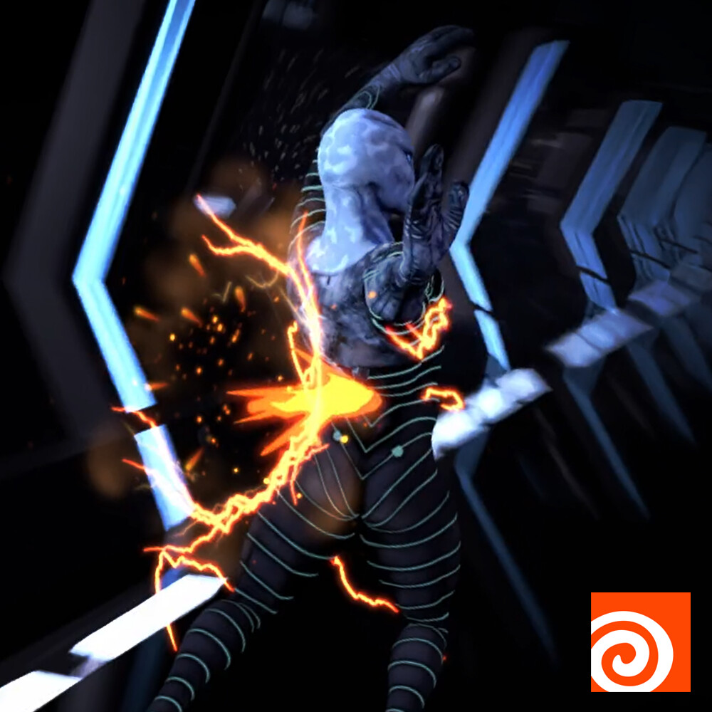 ArtStation - Laser blast FX