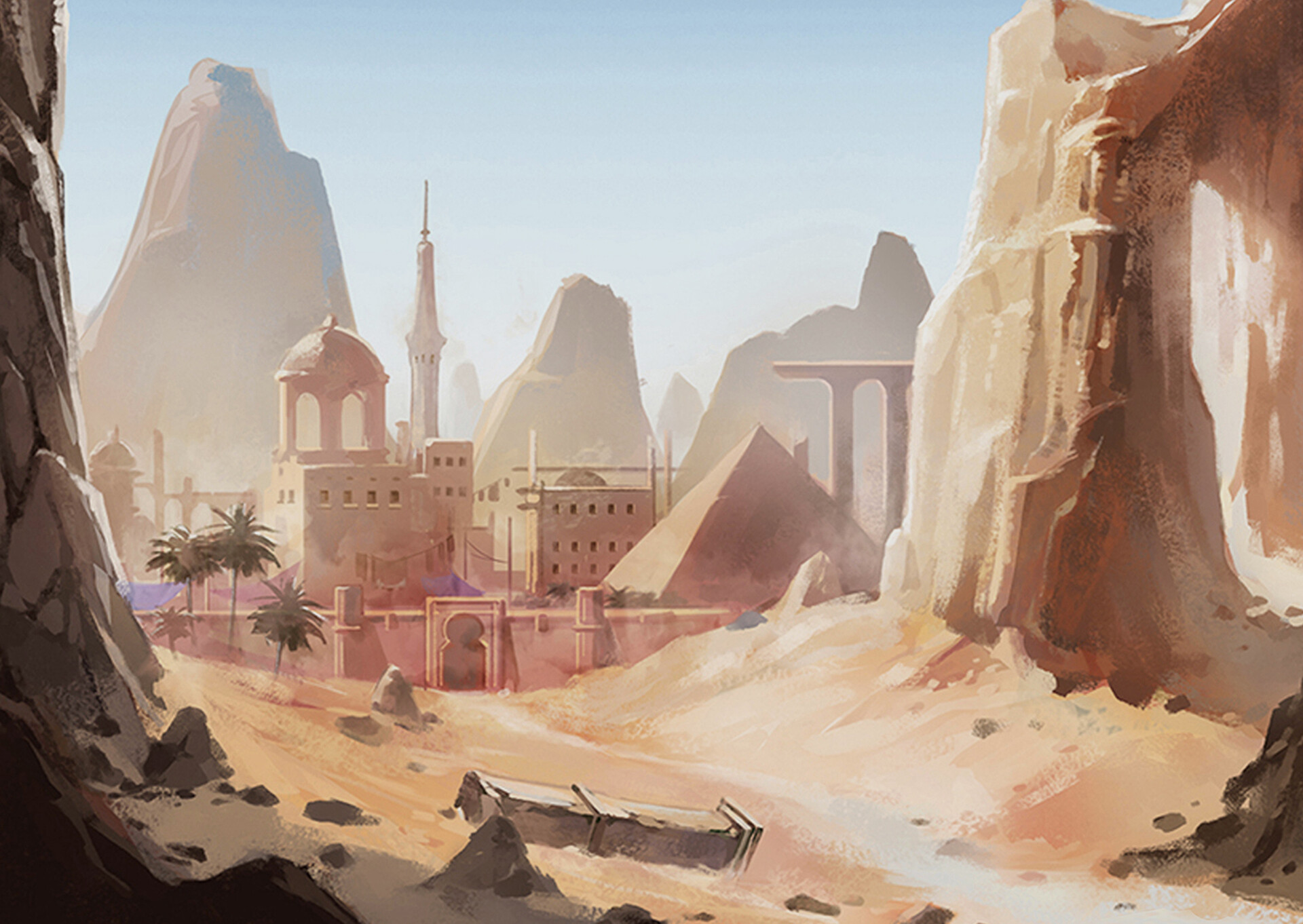 ArtStation - Background concept art