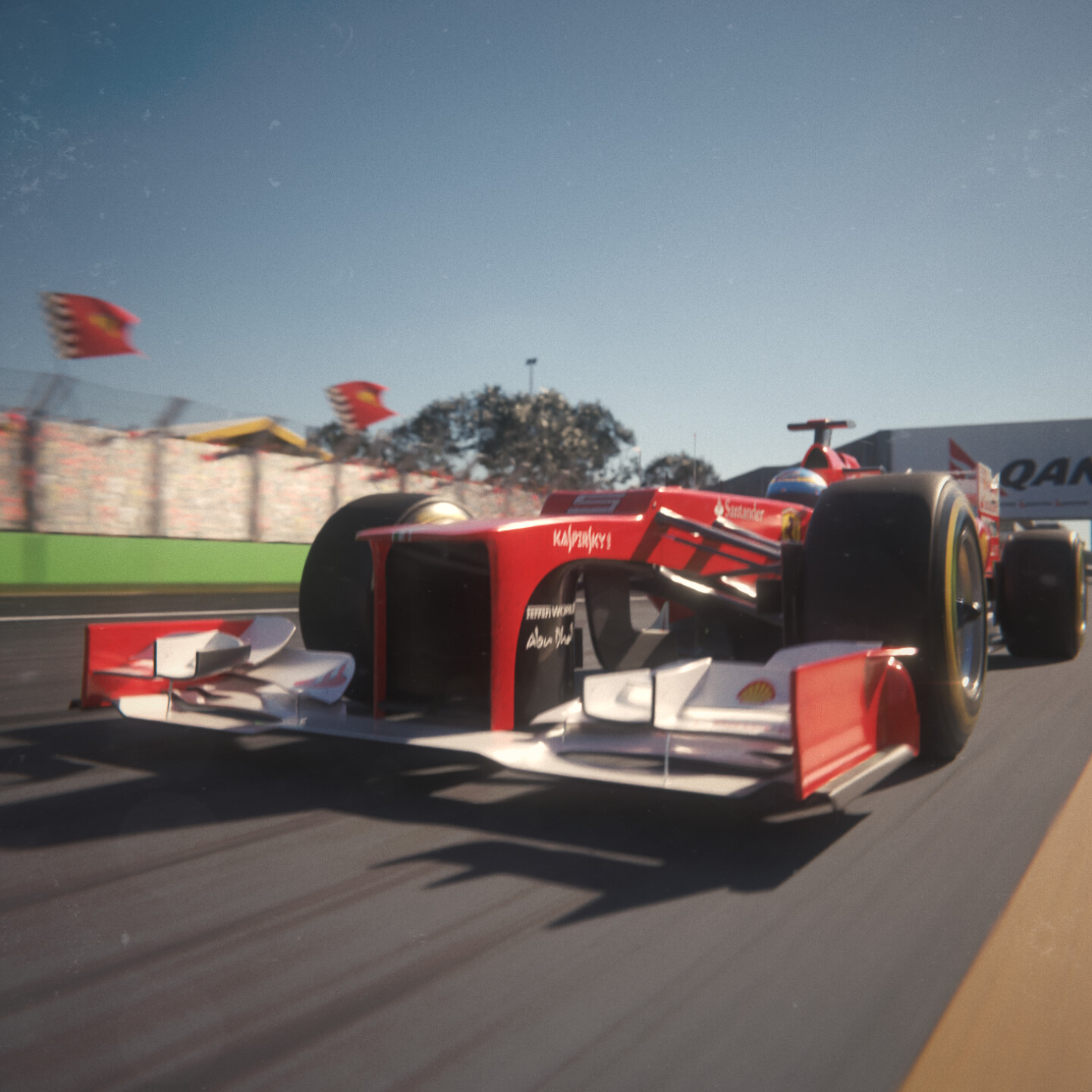 ArtStation - F1 Cinematic Shot - Albert Park Melbourne 2012