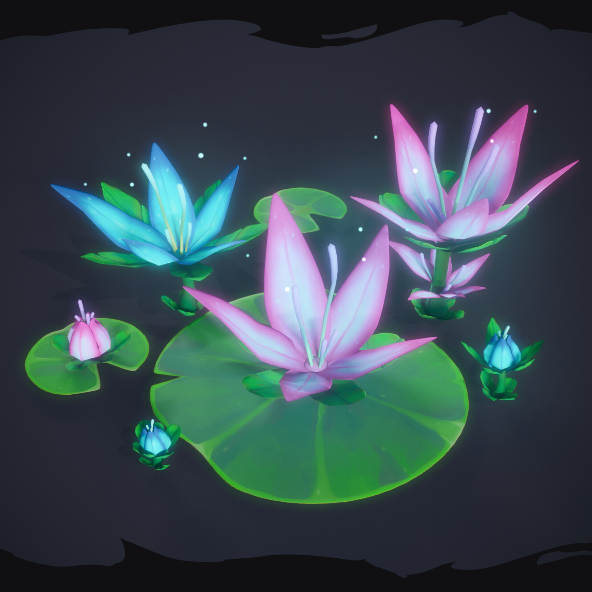 ArtStation - Stylized Foliage