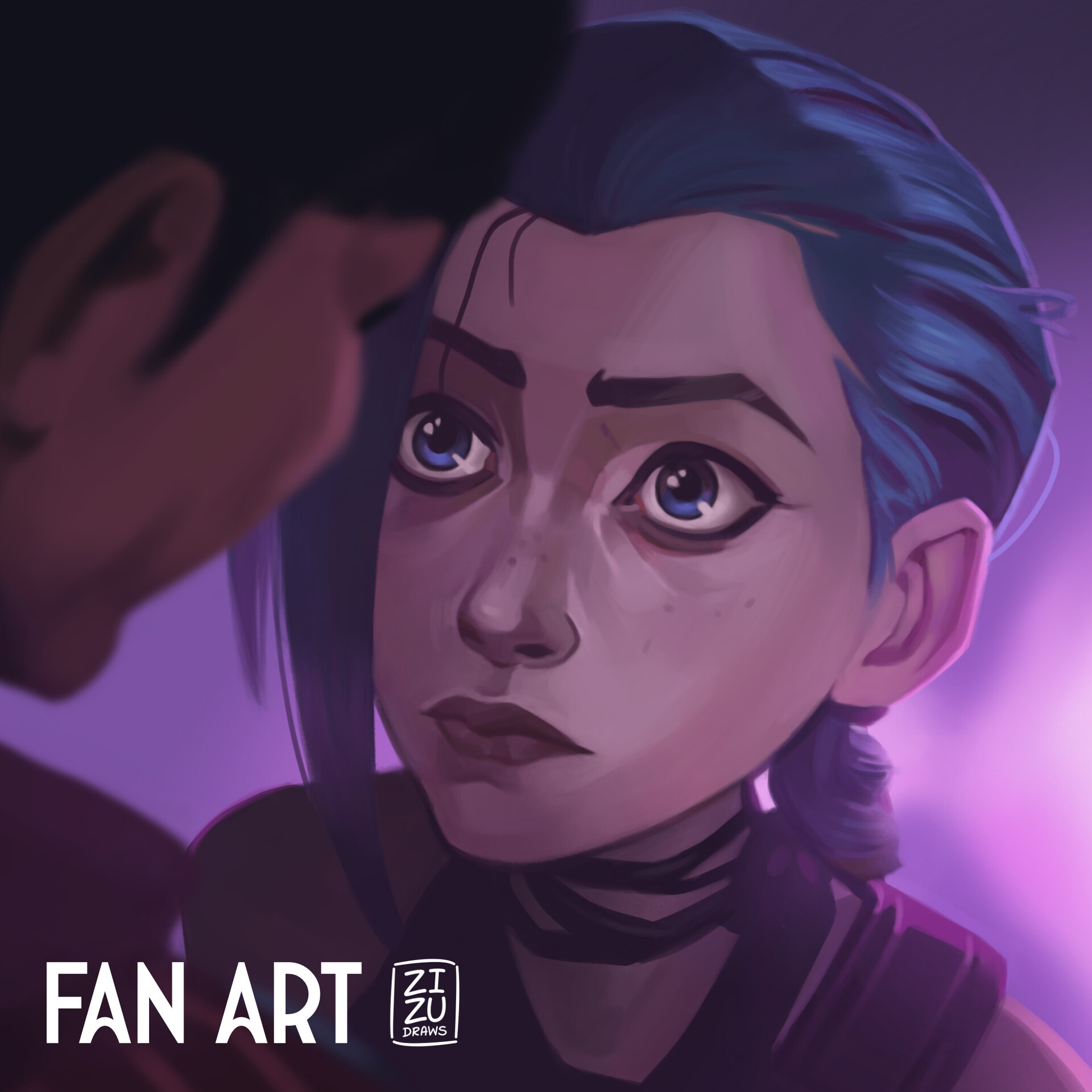 ArtStation - Jinx - Arcane fan art & practice