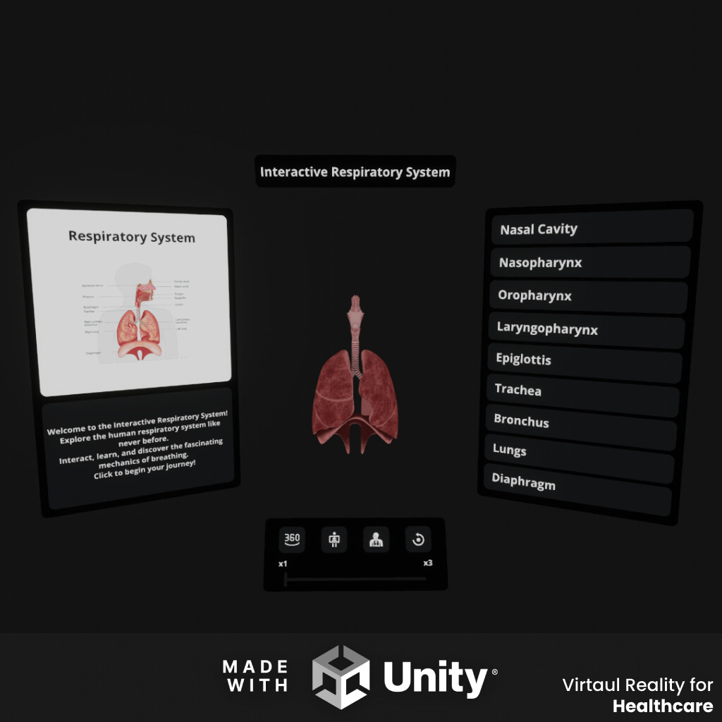 ArtStation - Interactive Respiratory System