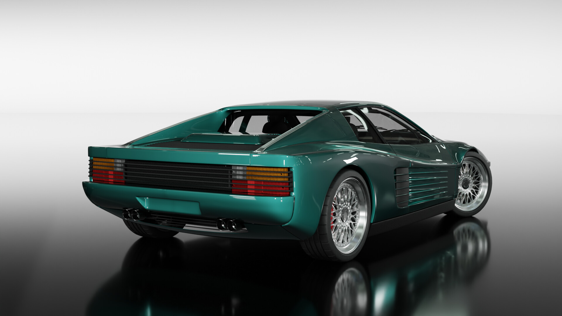 ArtStation - Ferrari testarossa