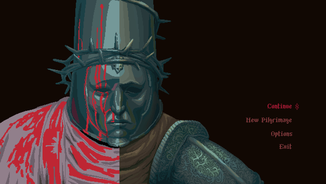 ArtStation - Blasphemous game main menu screens animations