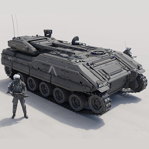 ArtStation - Tank Bucephalus