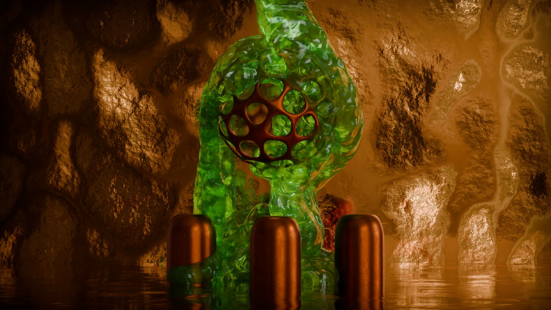 ArtStation - Slime Simulation-Blender Practise