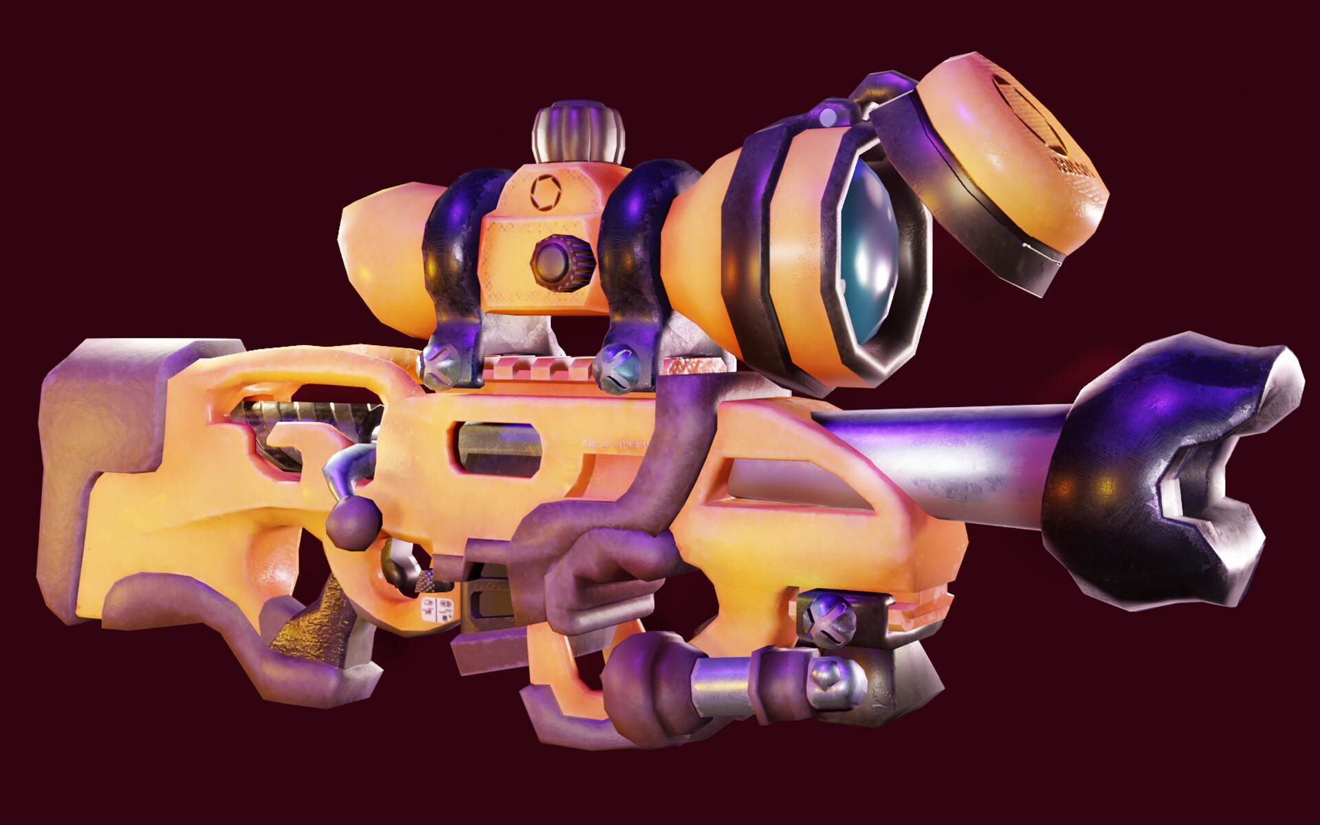 ArtStation - RST-24 Sniper (Skins, Stylised, Lowpoly)