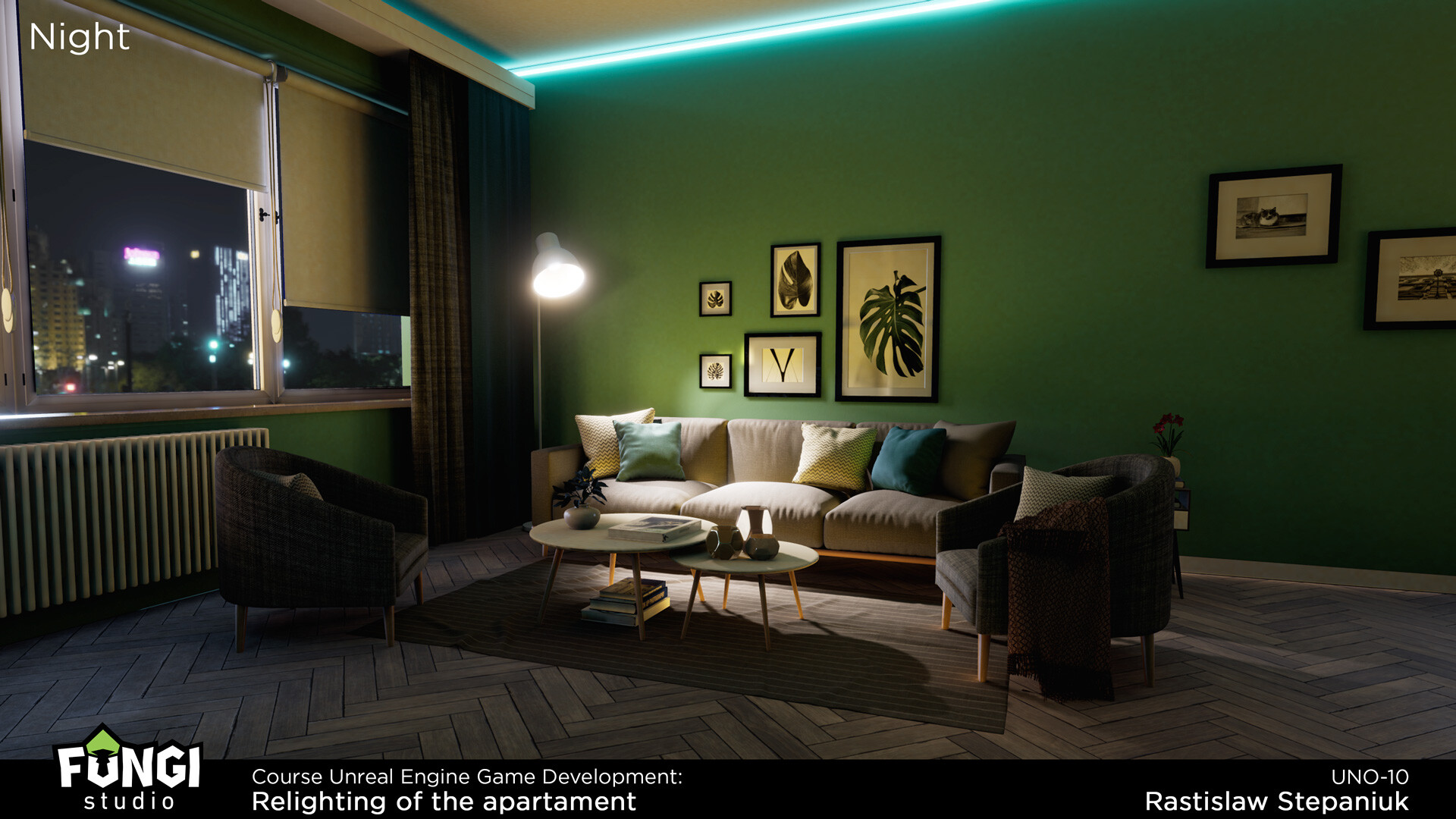 ArtStation - UE_4.26 Relighting apartment