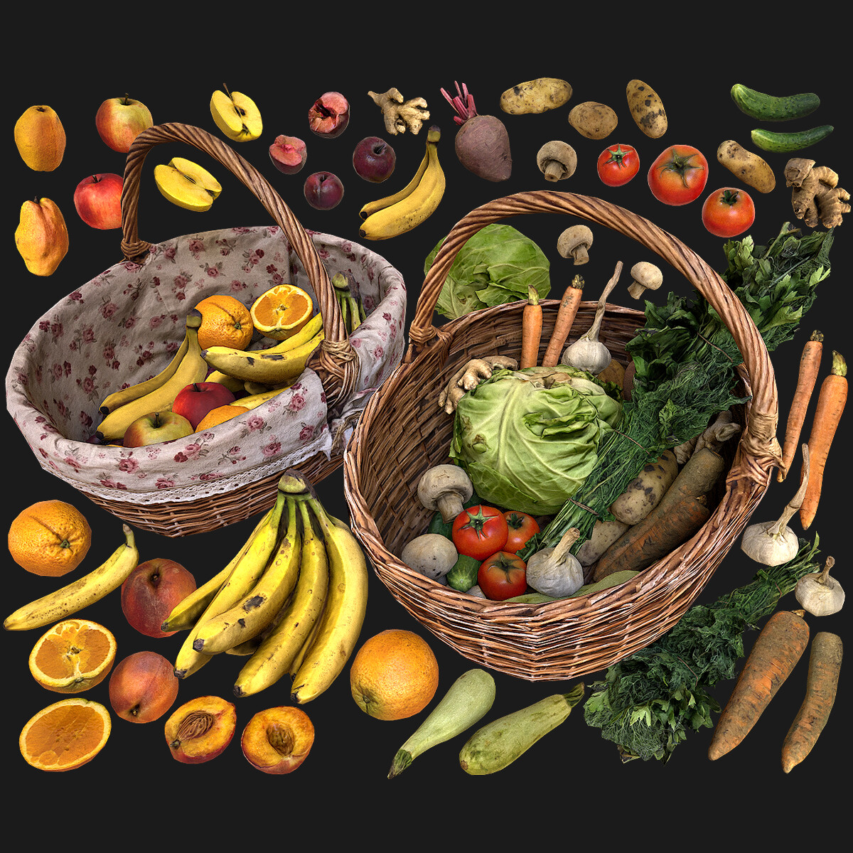 ArtStation - Fruits and Vegetables Collection