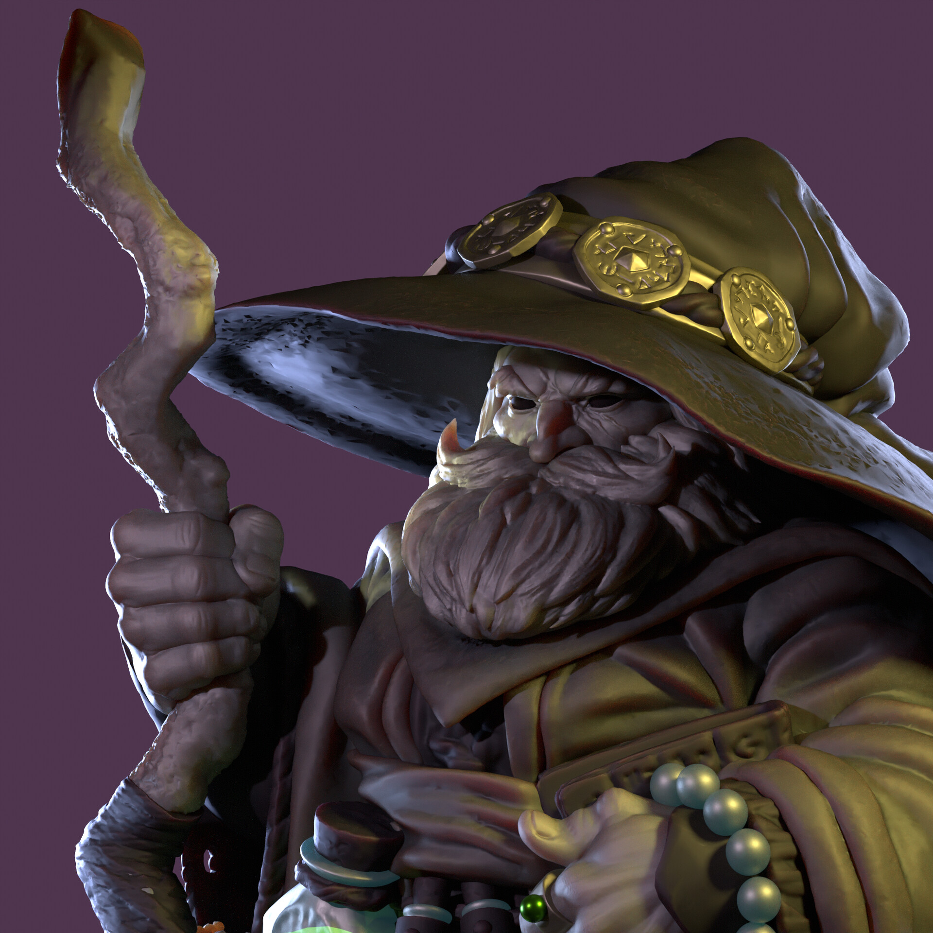 ArtStation - Dwarf Mage
