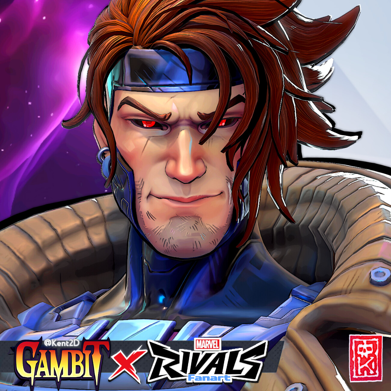 ArtStation - Gambit - Marvel Rivals Fanart