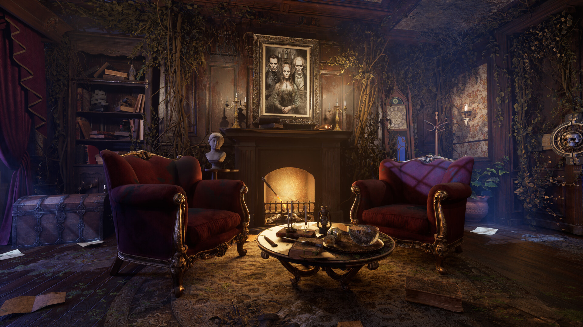 ArtStation - Lost in Mansion (Puzzle Game Environment)