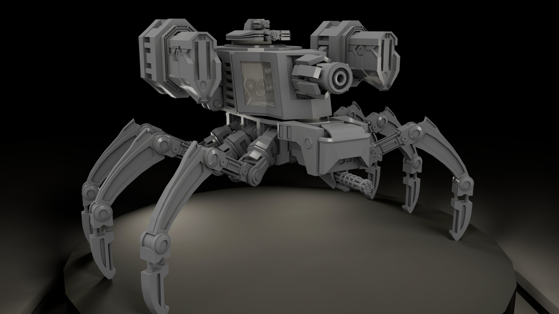 ArtStation - Spider Mecha War Machine