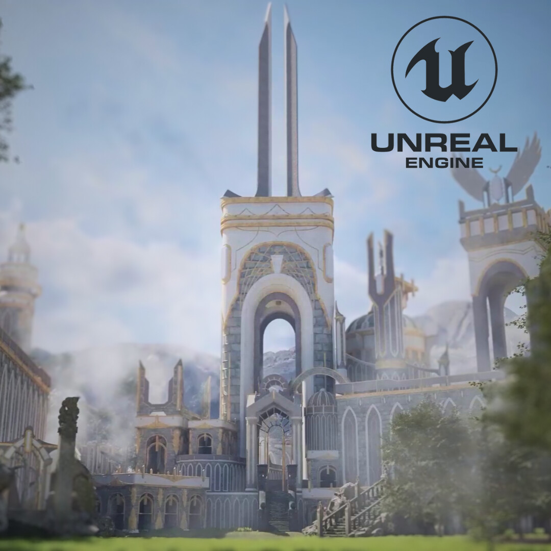 ArtStation - 3D_Game Environment_Castle