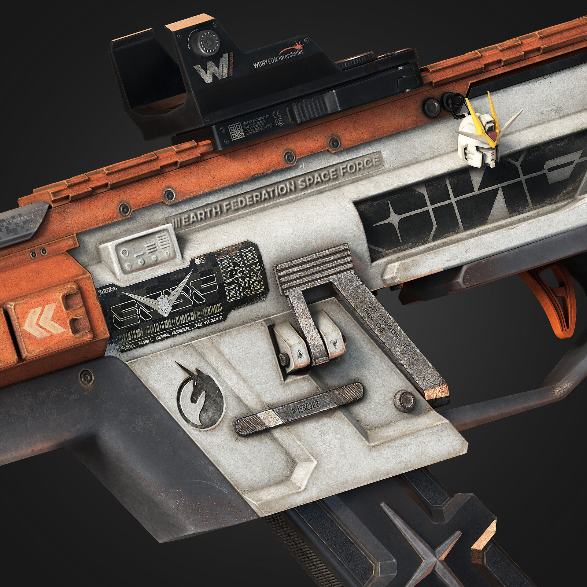 ArtStation - R99 Rapid-fire automatic SMG