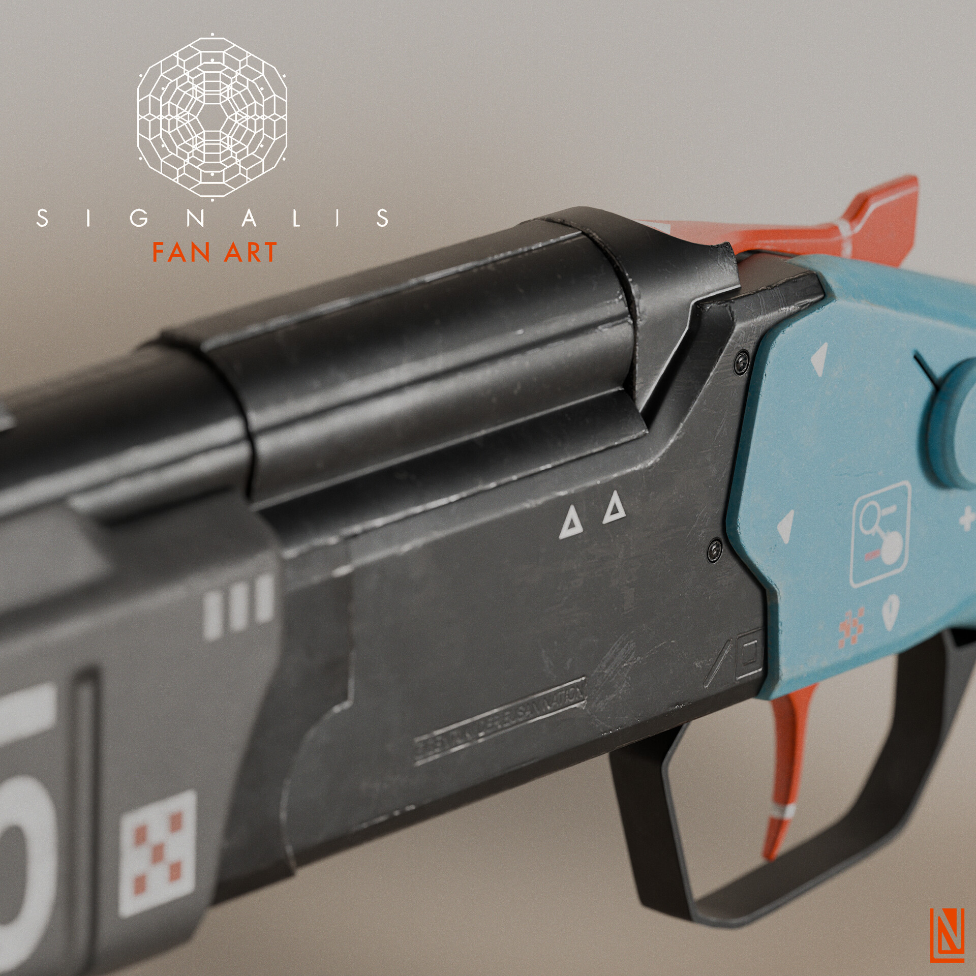 ArtStation - SIGNALIS Fan Art: BW-5 "Nitro Express" Rifle
