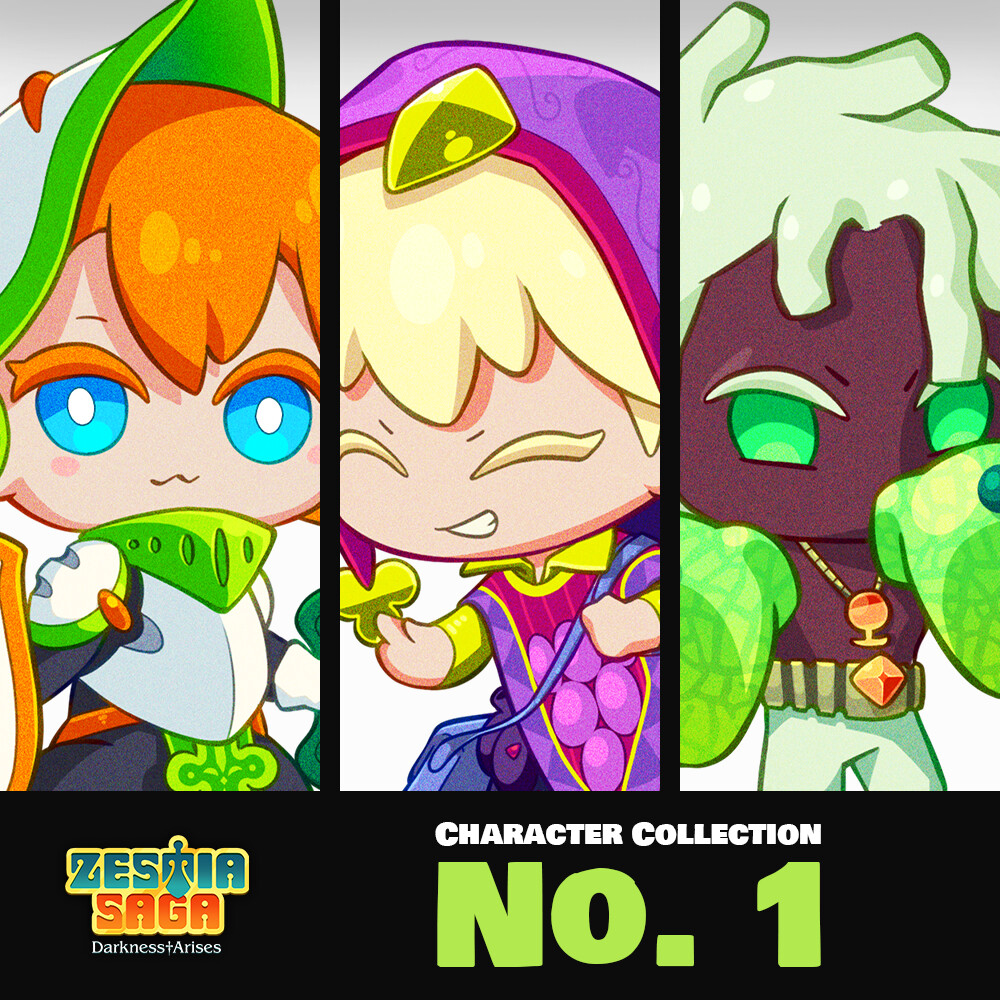 ArtStation - Zestia Saga | Character Designs No. 1