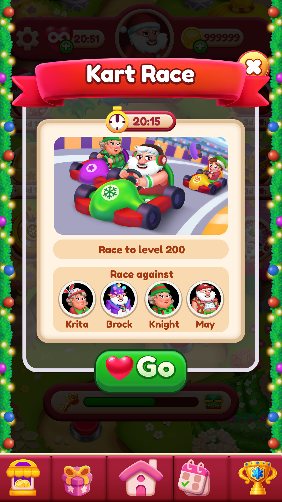 ArtStation - :Multiplayer race: Christmas games