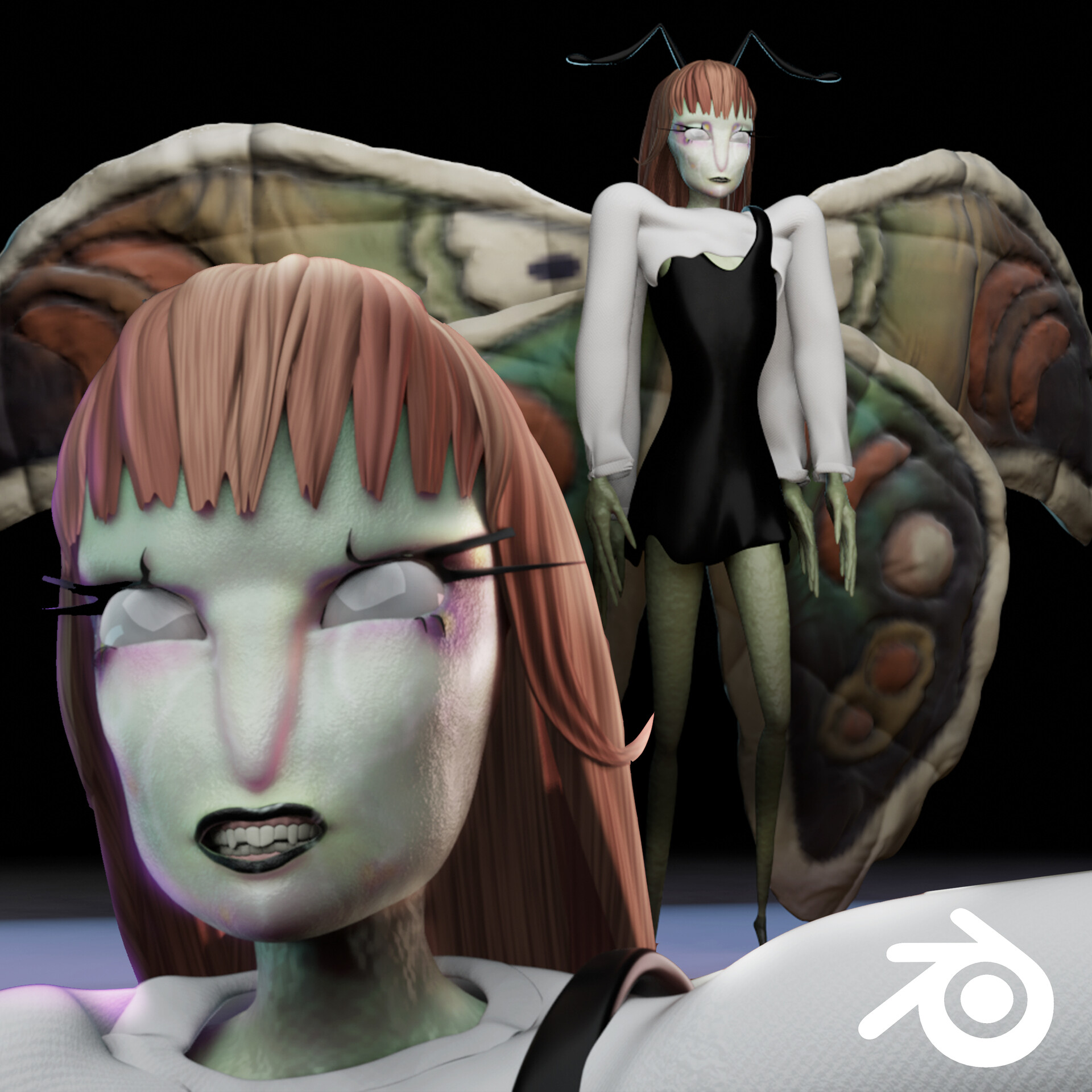 ArtStation - Fairy moth animation