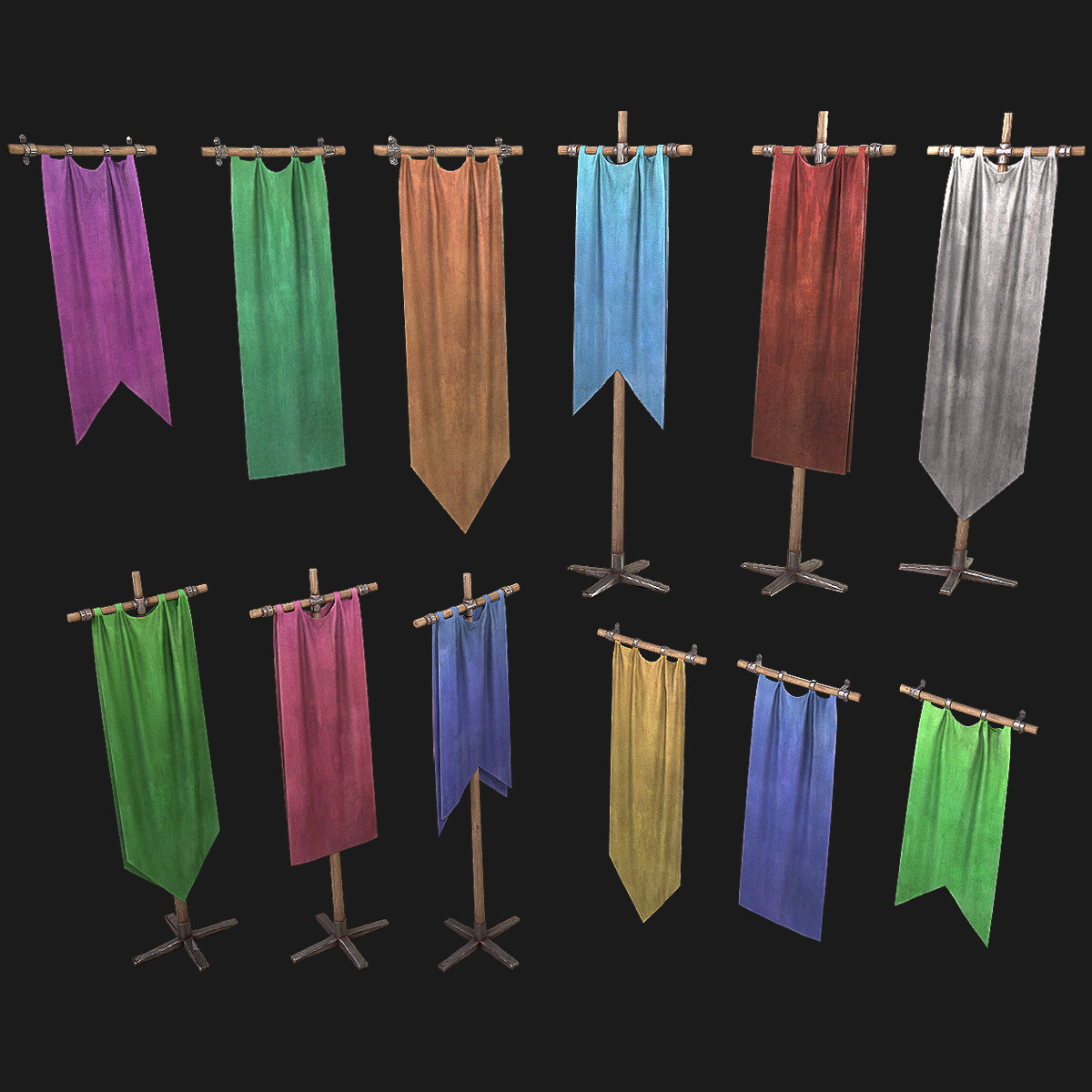 ArtStation - Medieval Flag