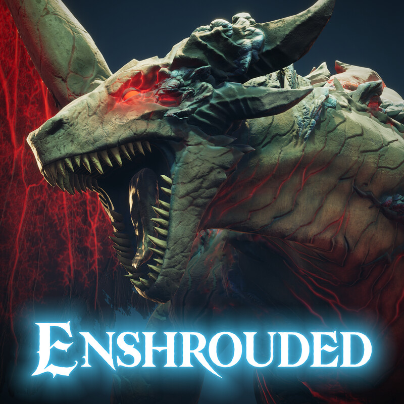 ArtStation - Enshrouded - Fell Dragon Youngling