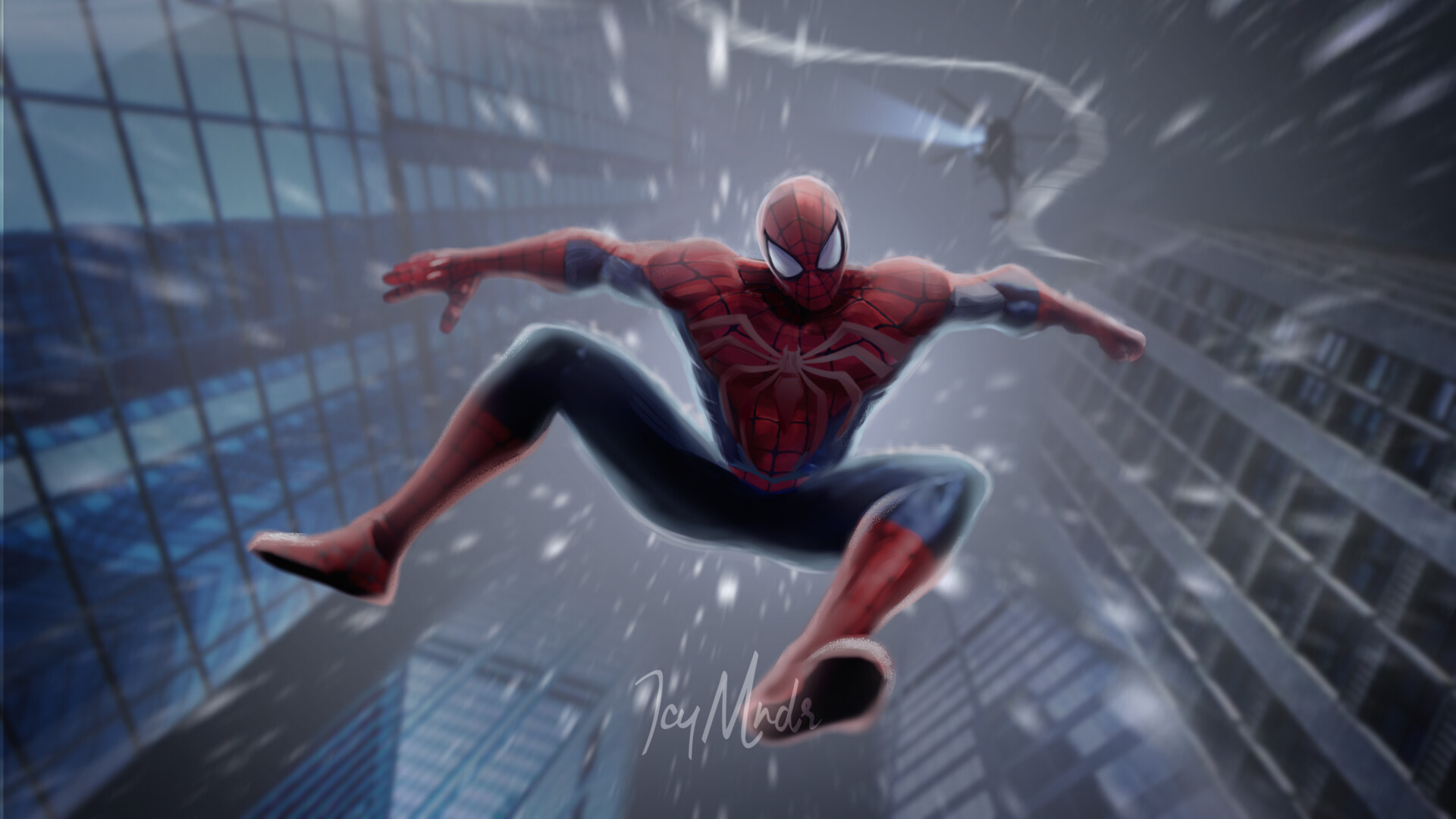 ArtStation - Look out !! Here comes the Spider Man