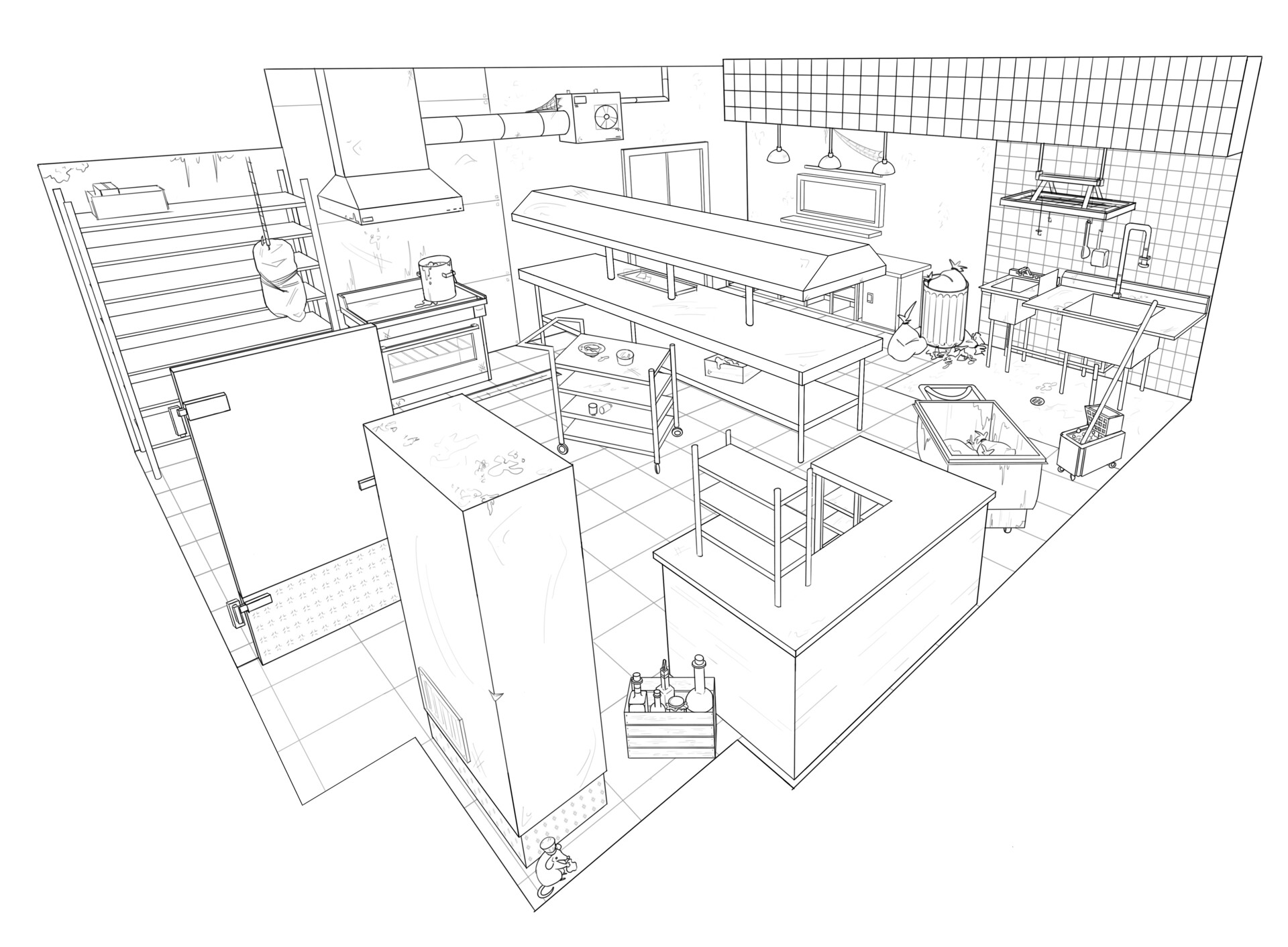 ArtStation - Kitchen Concept Design