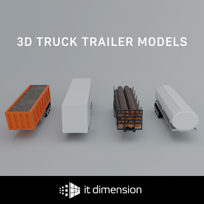 ArtStation - Truck Trailer 3D Models | FleetBeat