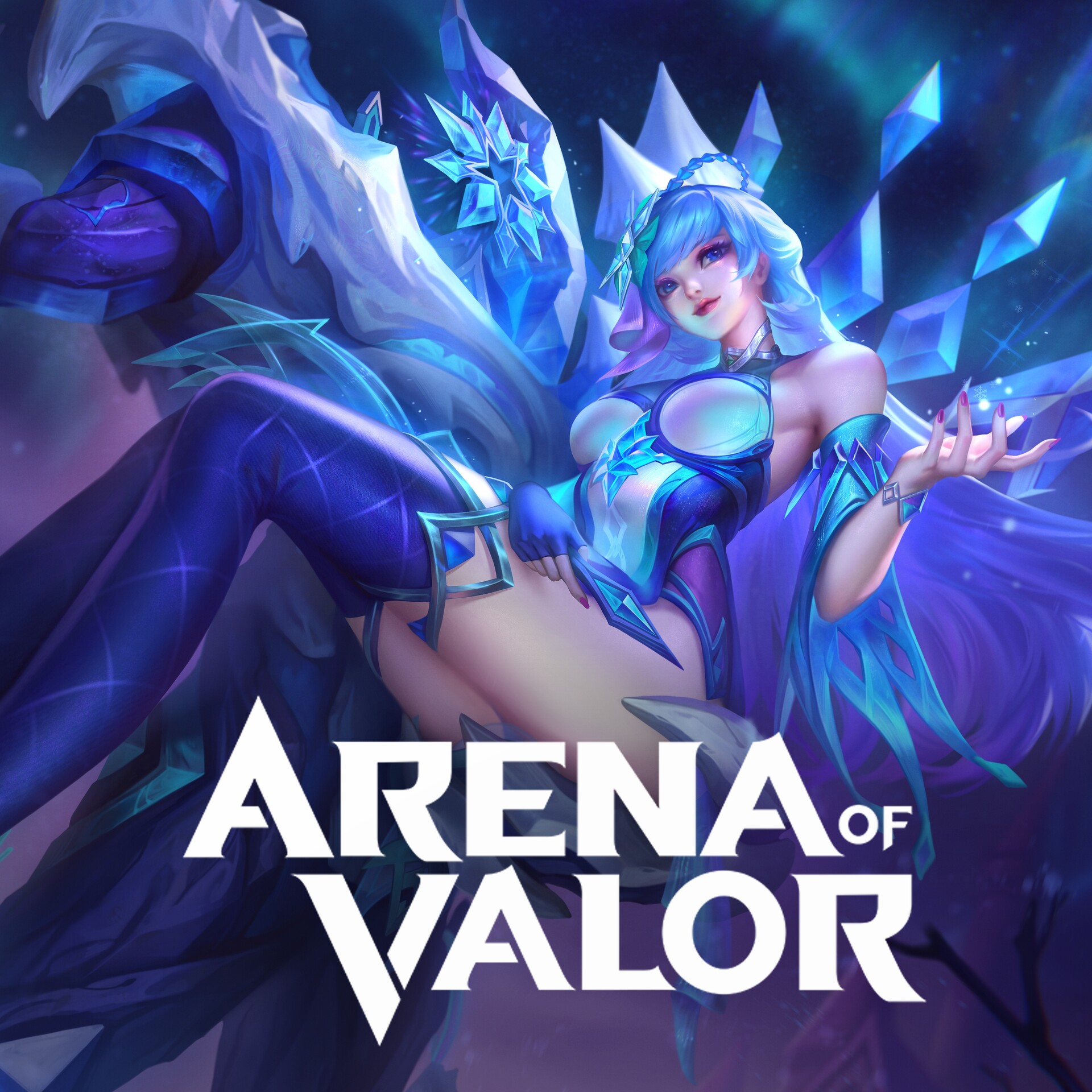 ArtStation - Promo art for ARENA OF VALOR - YUE & Y'BNETH winter skins