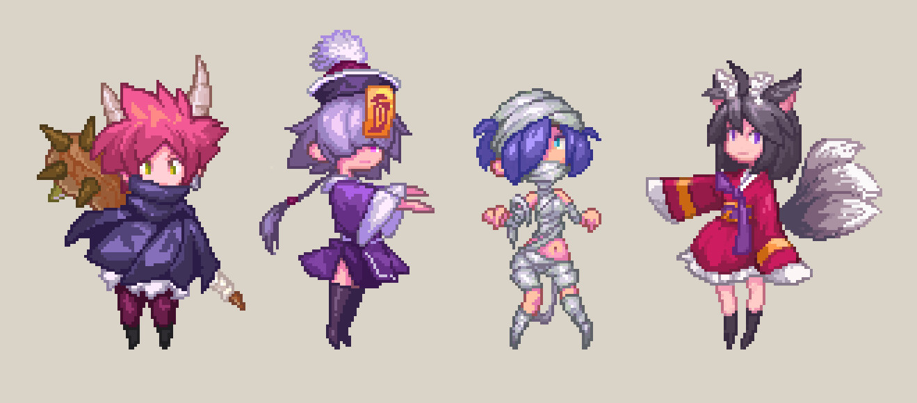 ArtStation - 2501_PIXEL ART STUDY_CHARACTER