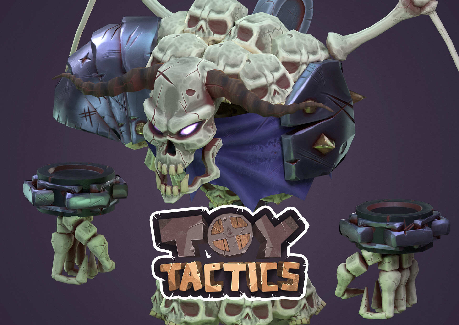 ArtStation - Skeleton Boss - Toy Tactics