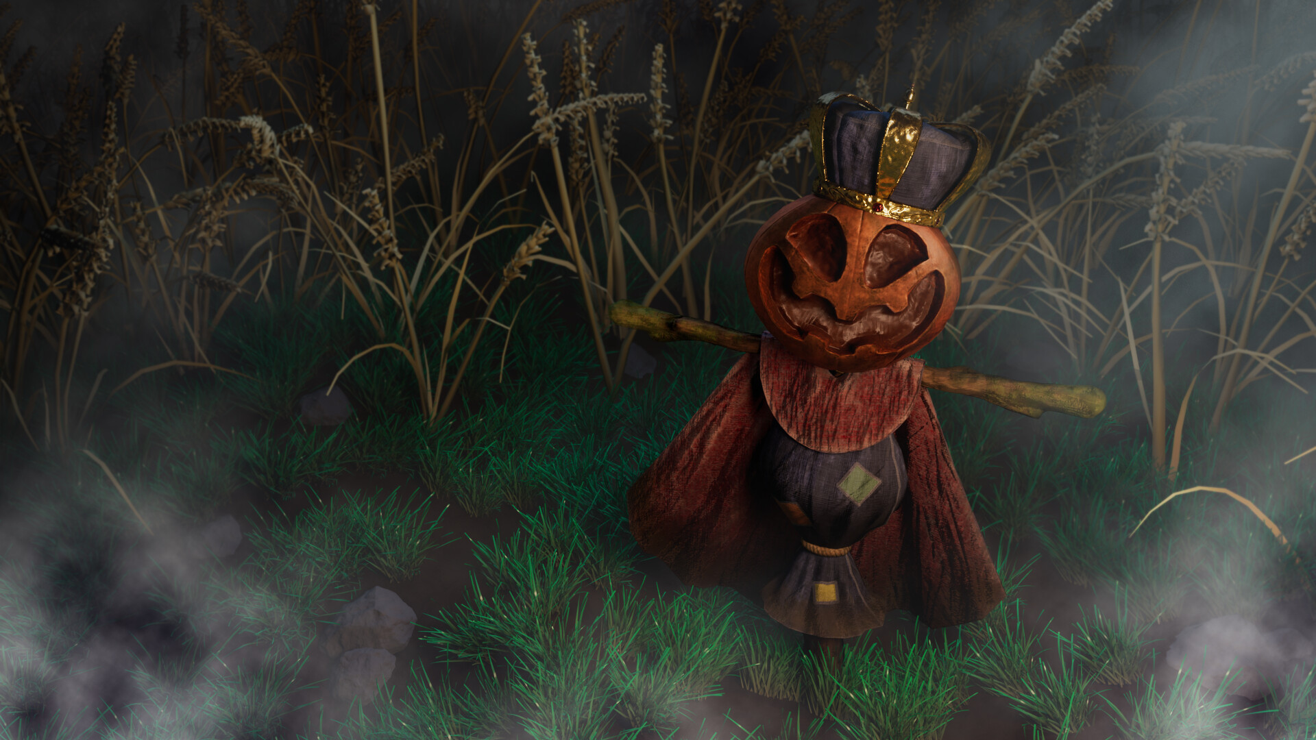 ArtStation - Pumpkin Crown | Game Asset