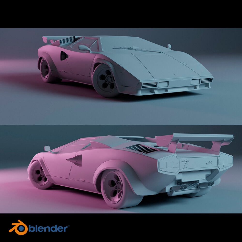 ArtStation - Lamborghini Countach