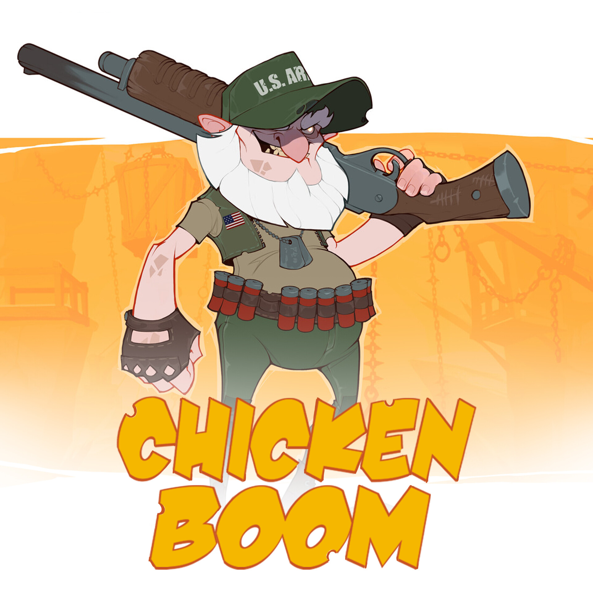 ArtStation - Chicken Boom - personal project