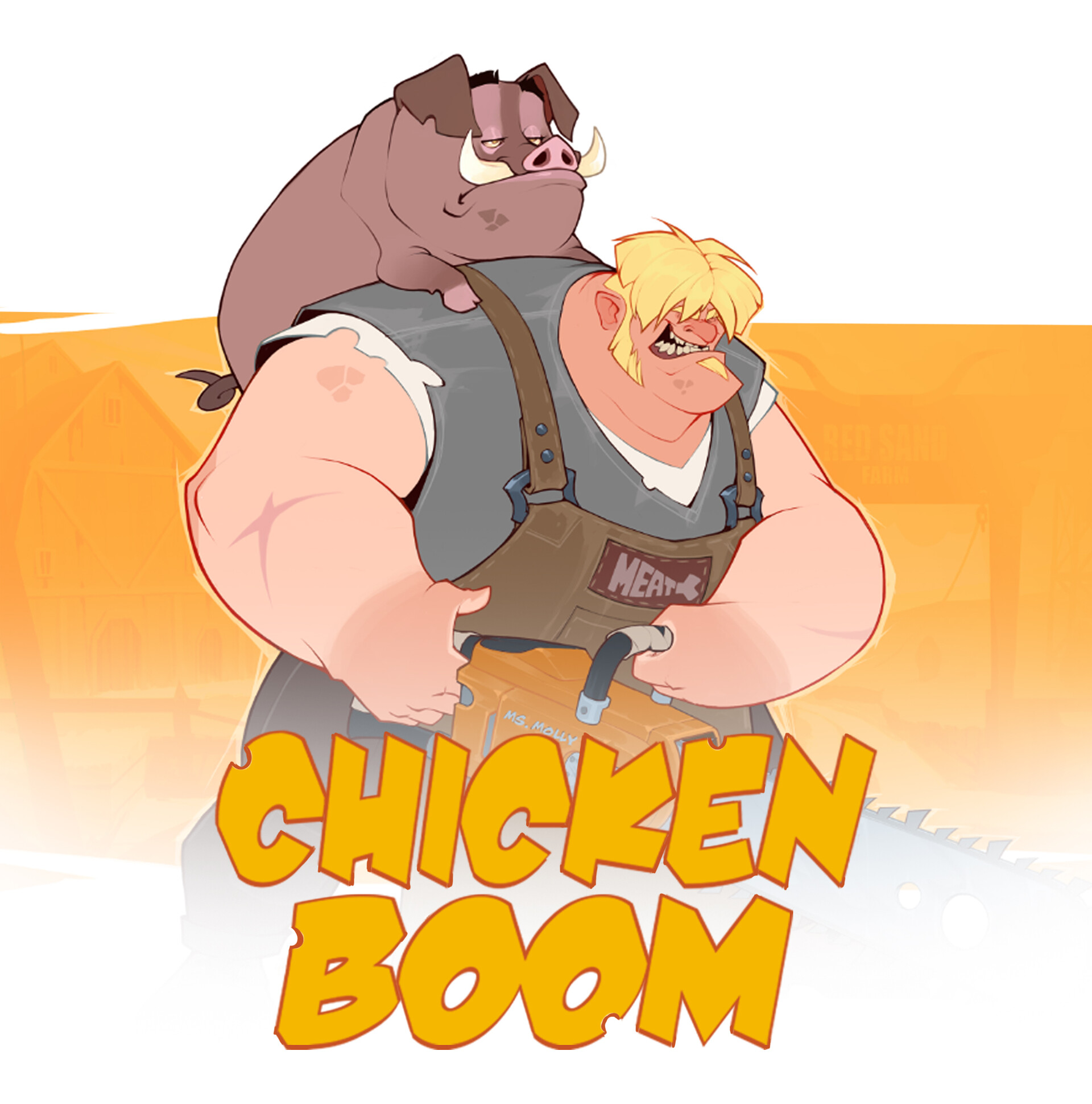 ArtStation - Chicken Boom - personal project