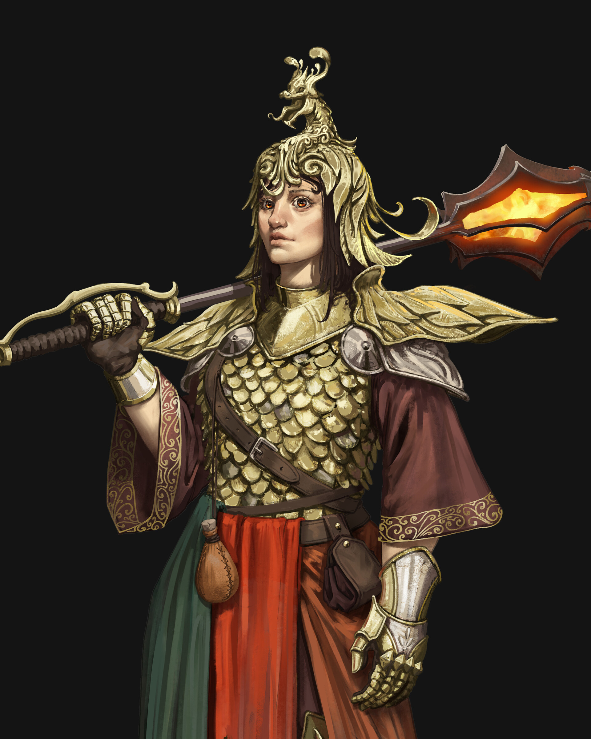 ArtStation - fire warrior mace