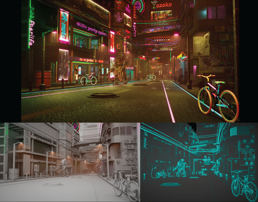 ArtStation - CYBERPUNK STREET