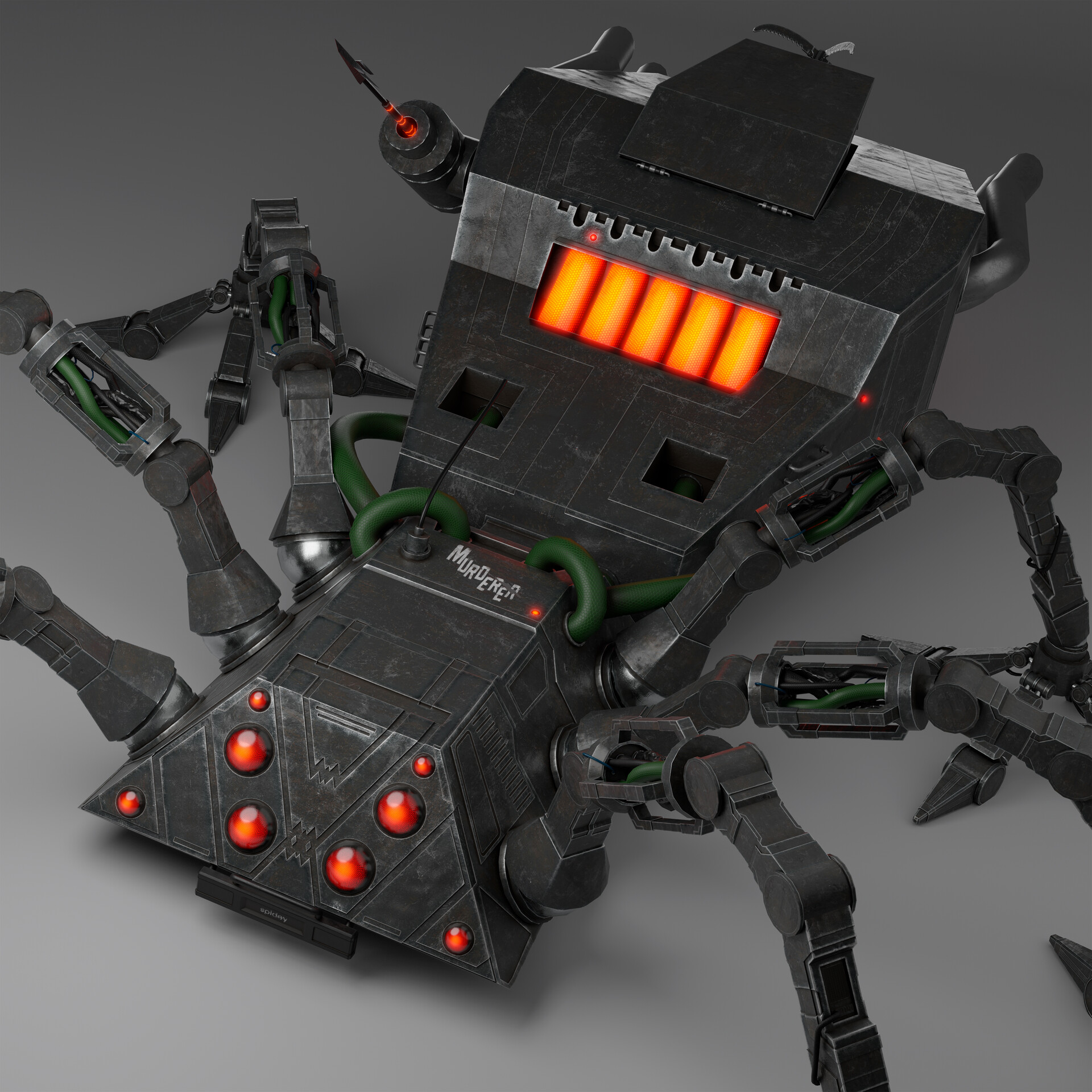 ArtStation - Cyber Spider
