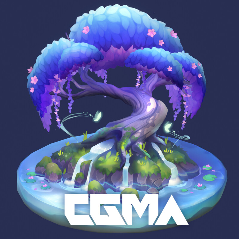 ArtStation - 2.5D Stylized Tree