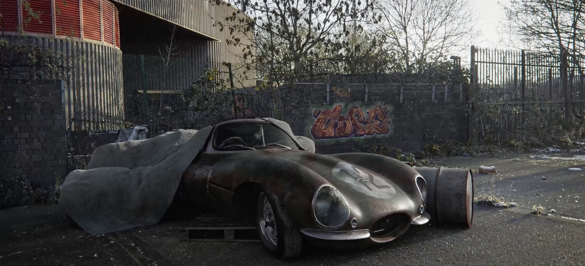 ArtStation - CG/ LIVE-ACTION COMPOSITE - JAGUAR XKSS