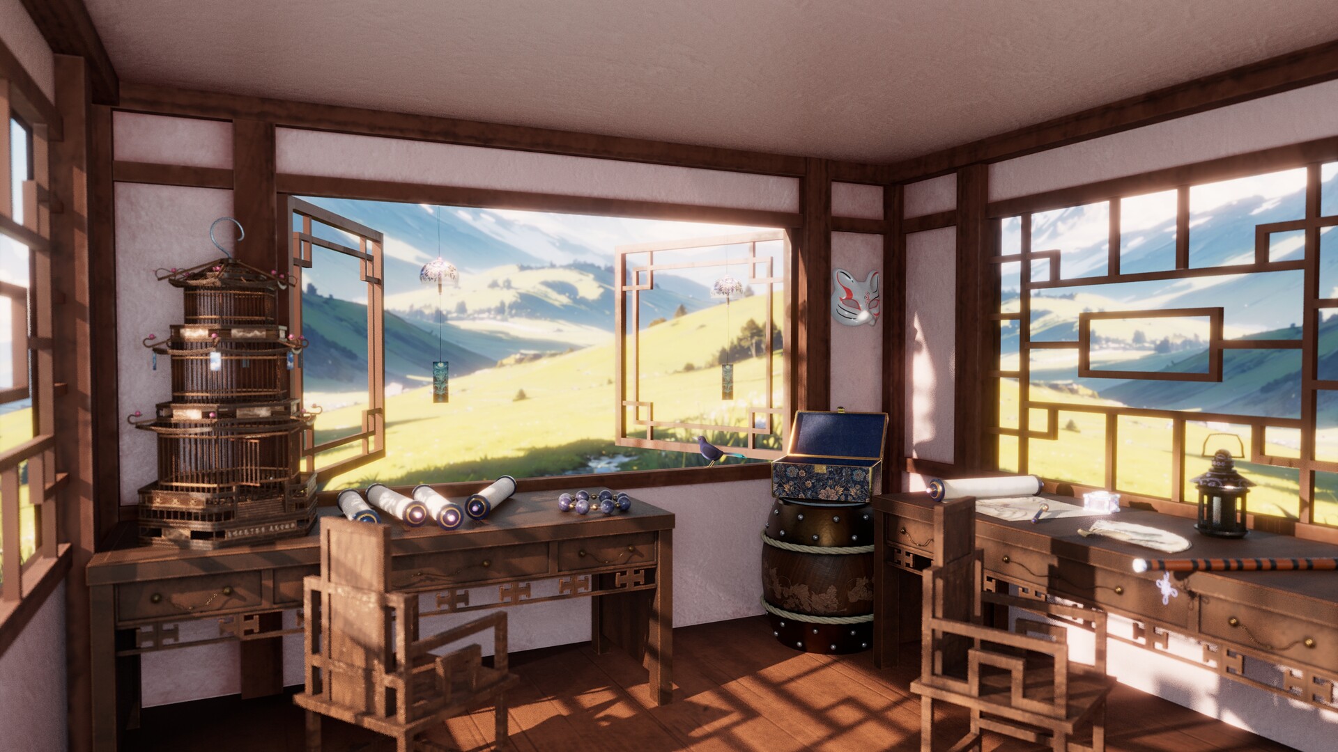 ArtStation - Eastern Fantasy Interior