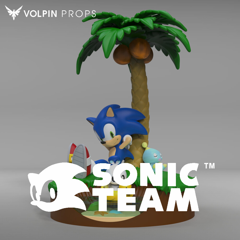 ArtStation - Sonic Chao Garden Figures